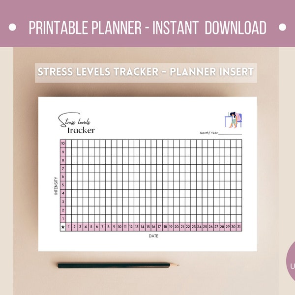Stress Planner - Etsy