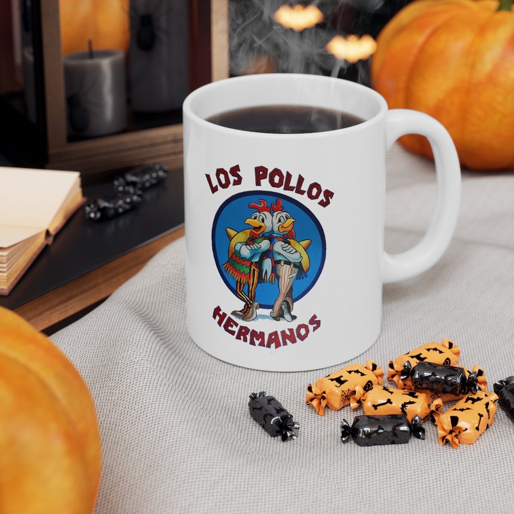 Braking Bad Mug Los Pollos Hermanos Cup 11oz Fan Mug Fan Art Mugs ...