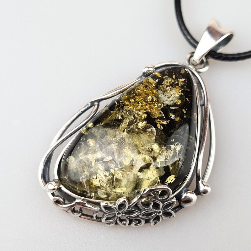 Amber Pendant - Etsy