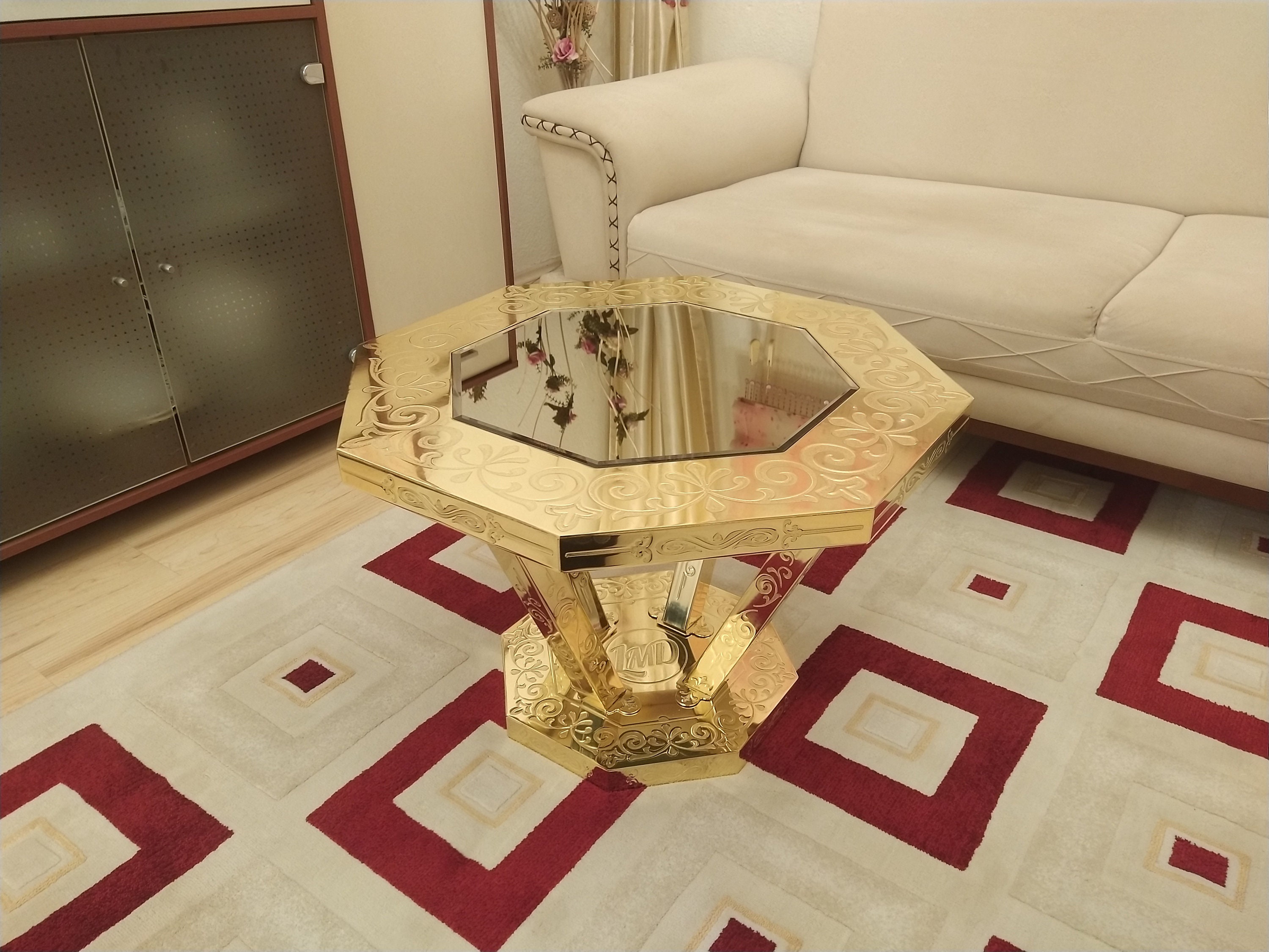 Gold Colored Coffee Table - Etsy UK