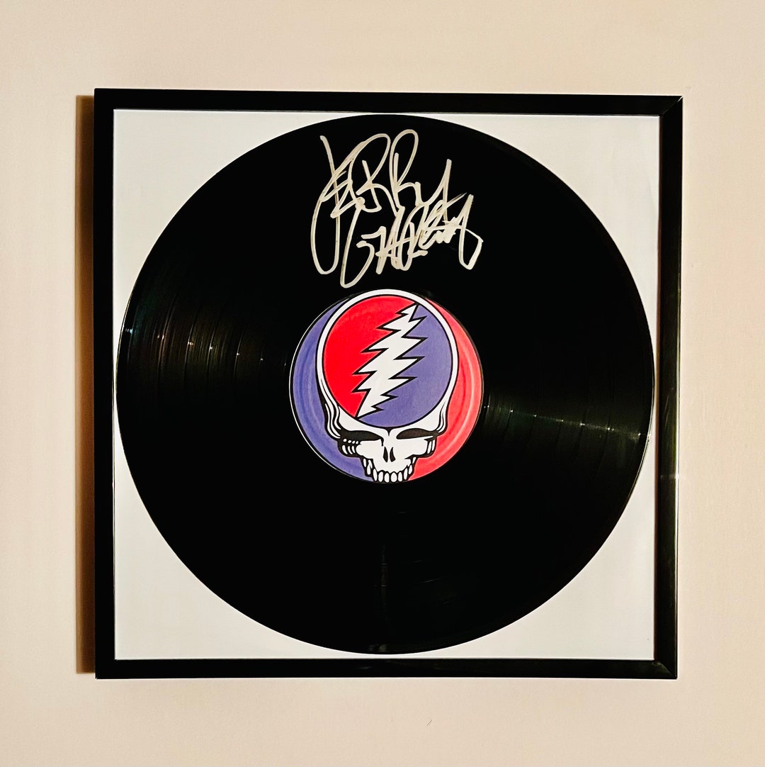 Grateful Dead Jerry Garcia Autographed Vinyl Record Framed - Etsy