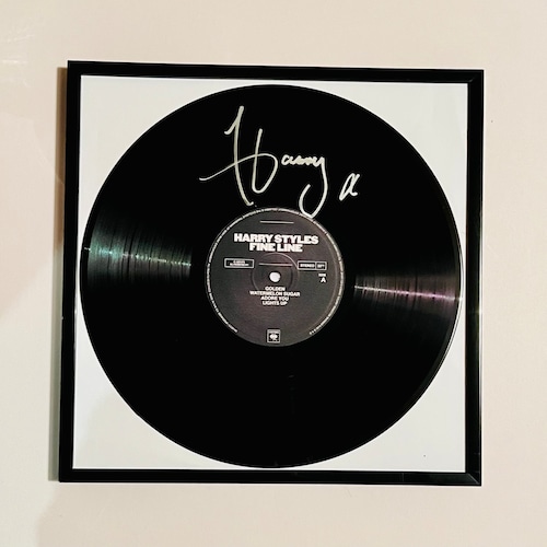Harry Styles Fine Line Autographed Vinyl Record Framed - Etsy
