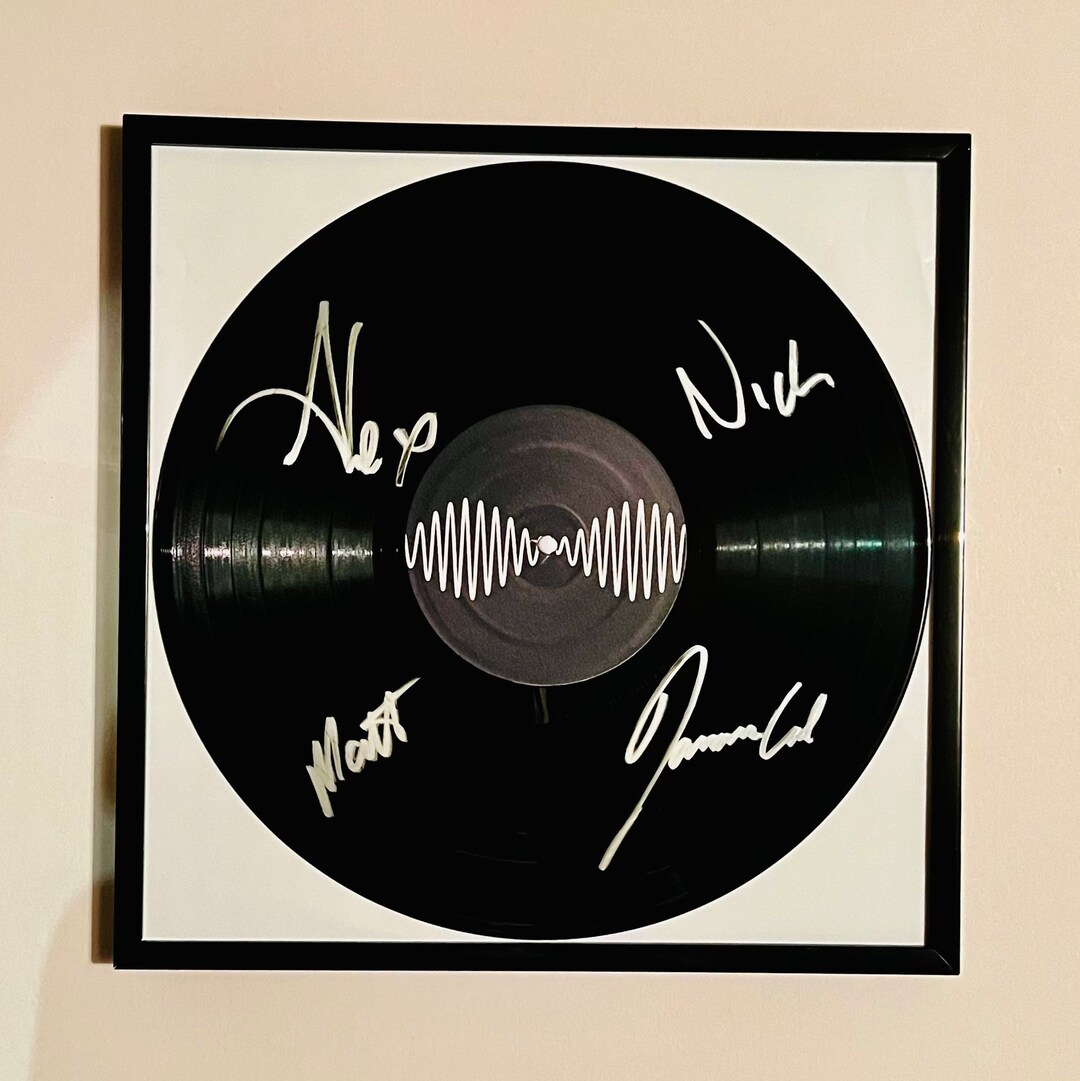 Arctic Monkeys AM Autographed Vinyl Record Framed - Etsy