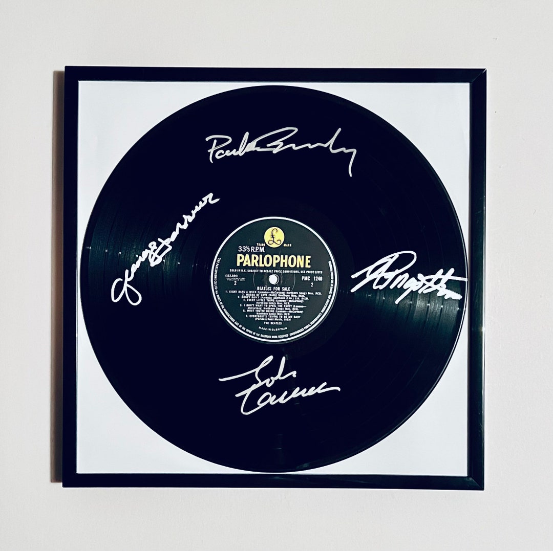 The Beatles for Sale Autographed Vinyl Record Framed - Etsy