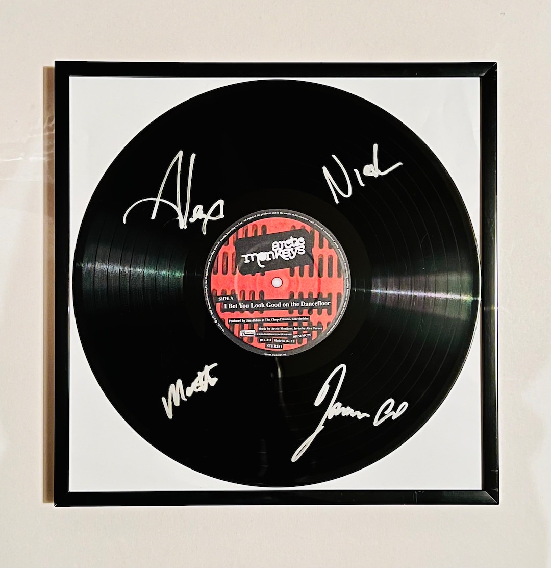 Arctic Monkeys Autographed Vinyl Record Framed - Etsy