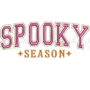 Spooky Season Embroidery Design: Halloween Machine Embroidery (5 Sizes ...