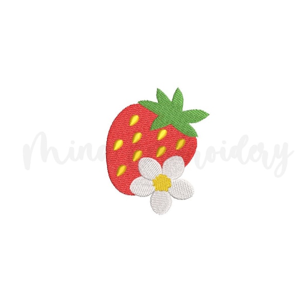 Strawberry Machine Embroidery Designs - Etsy
