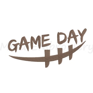 Game Day Embroidery Design, Sport Embroidery Design, Machine Embroidery ...