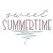 Sweet Summer Time Embroidery Design, Summer Line Art Embroidery Design ...