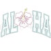 Aloha Embroidery Design, Summer Embroidery Design, Machine Embroidery ...