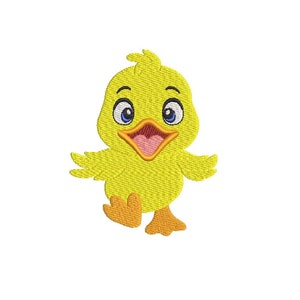 Baby Duck Embroidery Design: Animal Applique (4 Sizes) (instant ...