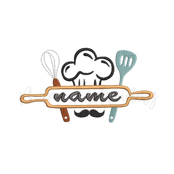 Cooking Utensils Embroidery Design - Etsy