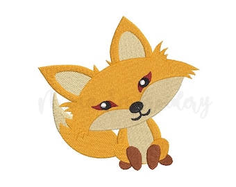 Baby Fox Embroidery Design, 4 Sizes, Instant Download - Etsy
