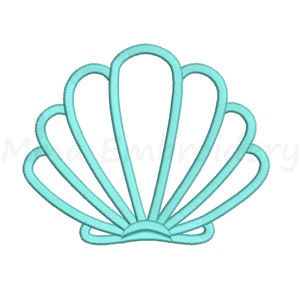 Sea Shell Embroidery Design, Machine Embroidery Design, 6 Sizes ...