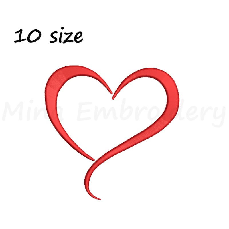 Heart Embroidery - Etsy