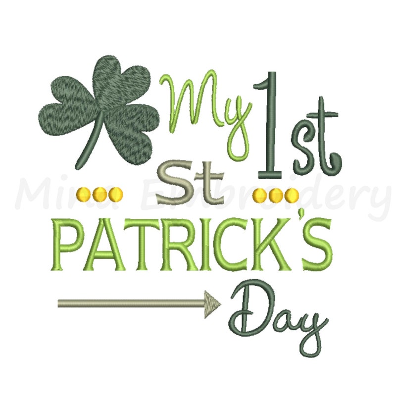 1st St Patricks Day - Etsy