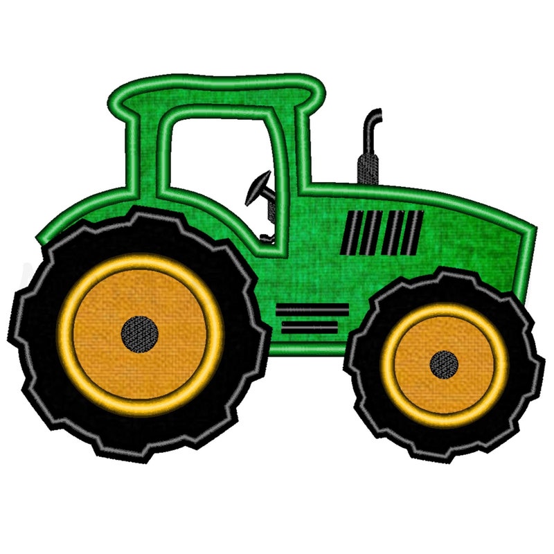 Tractor Applique - Etsy