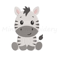 Zebra Head Machine Embroidery Design |safari Animal - Etsy
