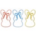 Coquette Peeps Outline Embroidery Design, Easter Embroidery Design ...