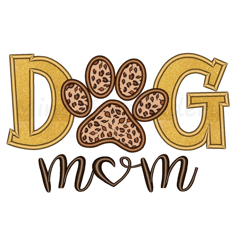 Appliques Dog Mom - Etsy UK