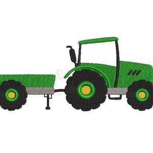 Farm Tractor Embroidery Design, Machine Embroidery Design, 5 Sizes ...