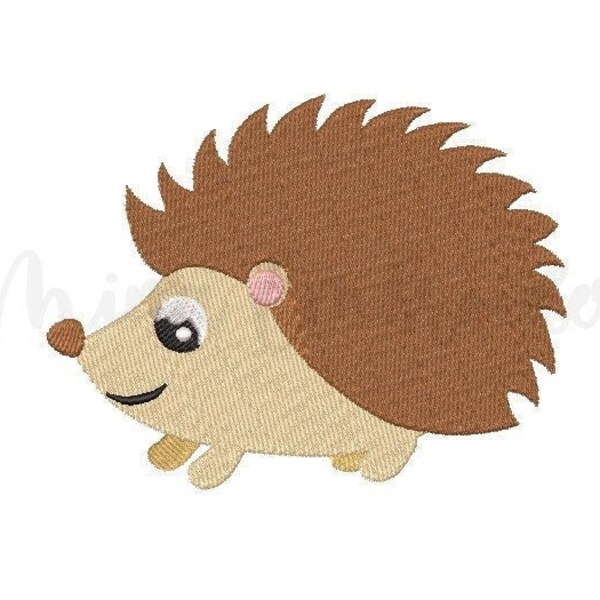 Hedgehog Embroidery Design - Etsy