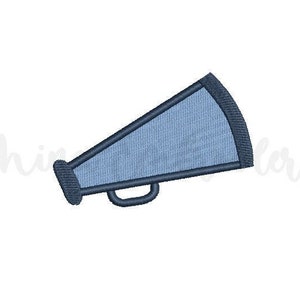 MINI Megaphone Embroidery Design, Cheer Megaphone Embroidery Design ...