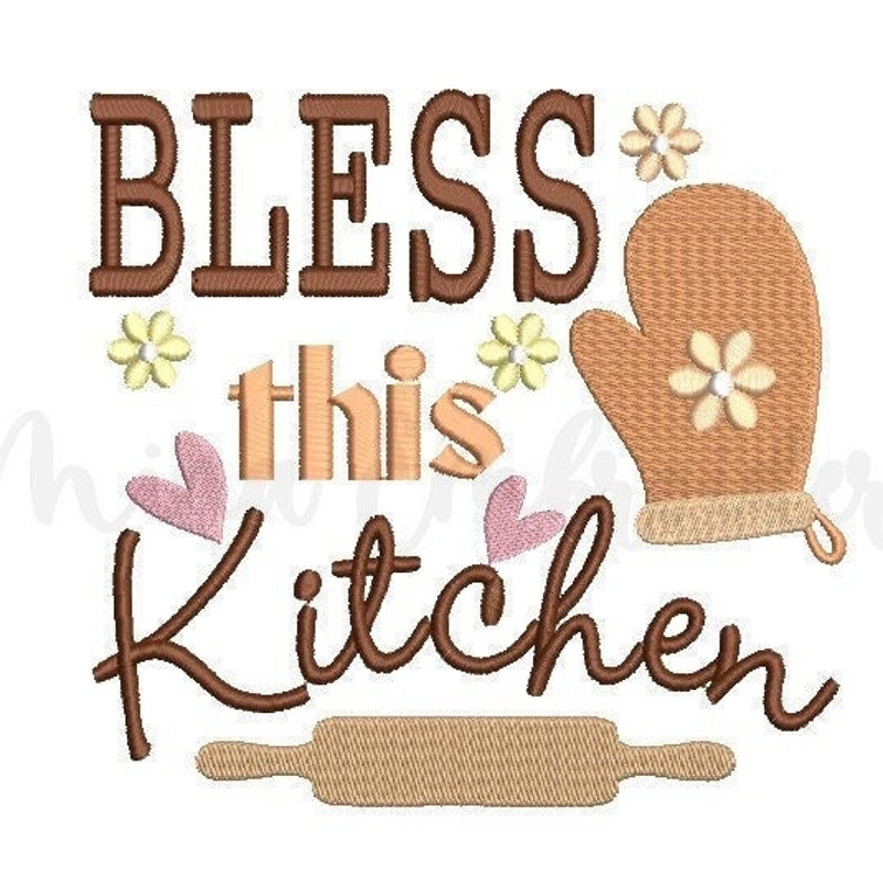 Kitchen Embroidery - Etsy