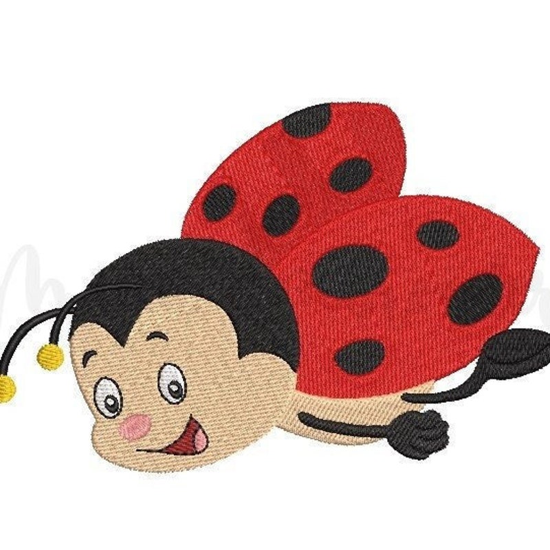 Ladybug Embroidery Design - Etsy