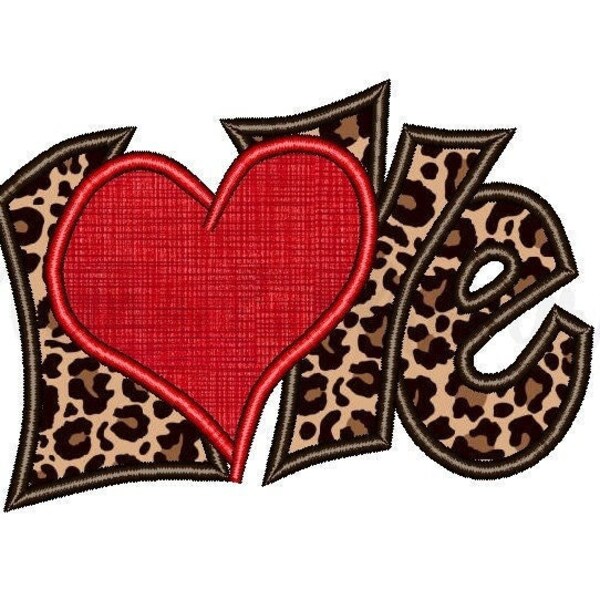 Love Applique Design - Etsy