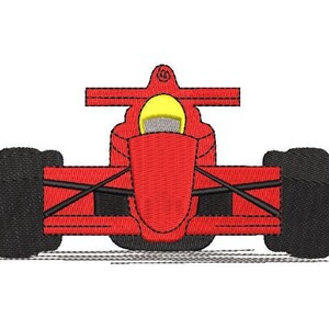 Race Car Embroidery Design, Machine Embroidery Design, 5 Sizes, Instant ...