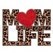 Mom Life Applique Embroidery Design Heart Zigzag Applique - Etsy