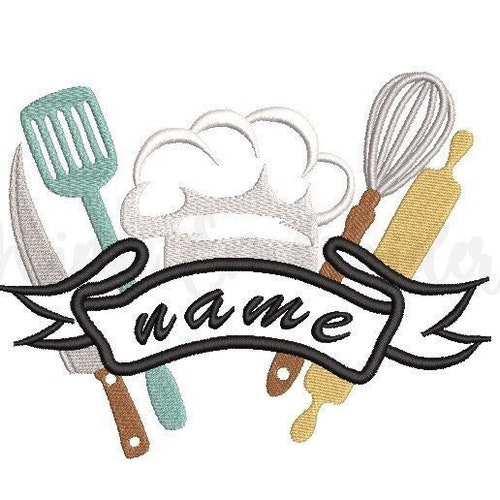 Kitchen Utensils Split Embroidery Design Baking Tools - Etsy
