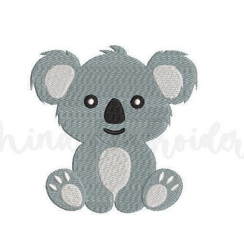 Baby Koala Embroidery Design Animal Embroidery Design 5 - Etsy