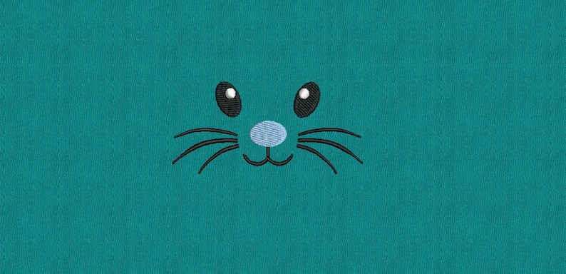 Baby Boy Bunny Face Embroidery Design Easter Embroidery - Etsy