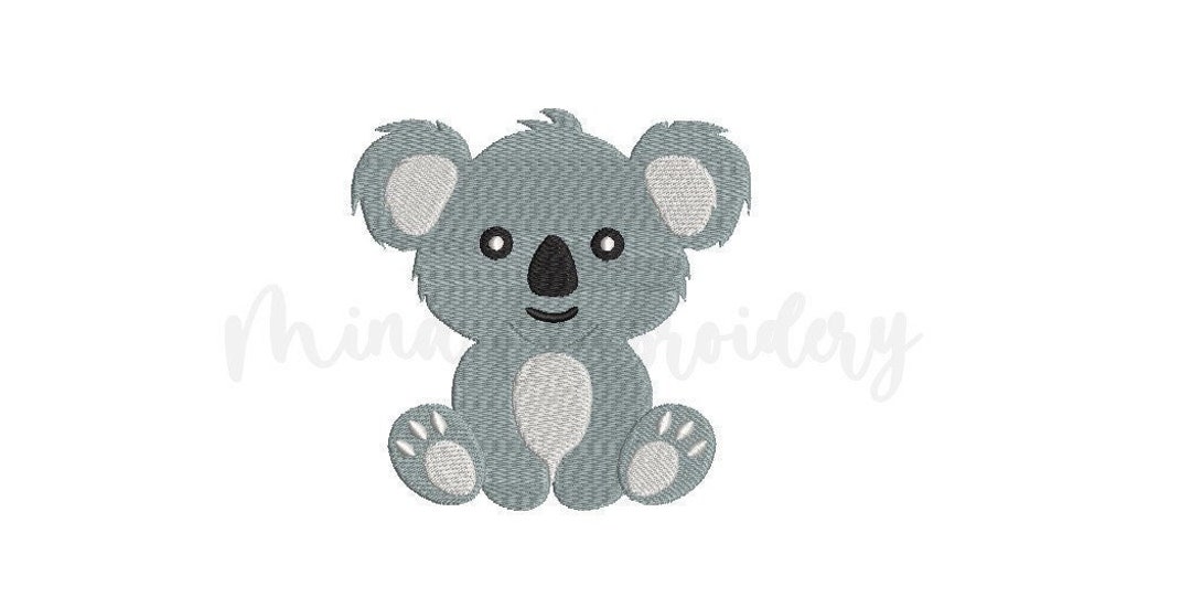 Baby Koala Embroidery Design Animal Embroidery Design - Etsy