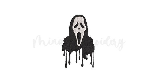 Scream Ghost Embroidery Design Halloween Embroidery Design - Etsy
