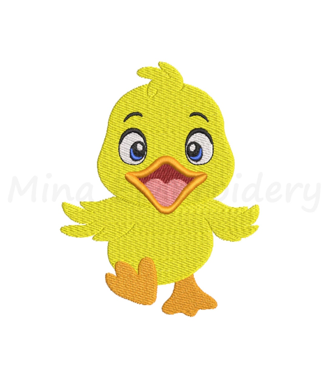 Baby Duck Embroidery Design: Animal Applique (4 Sizes) (instant ...