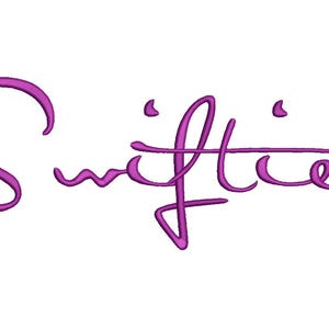Swiftie Embroidery Design: 6 Sizes Machine Embroidery Pattern (instant Download) - Etsy