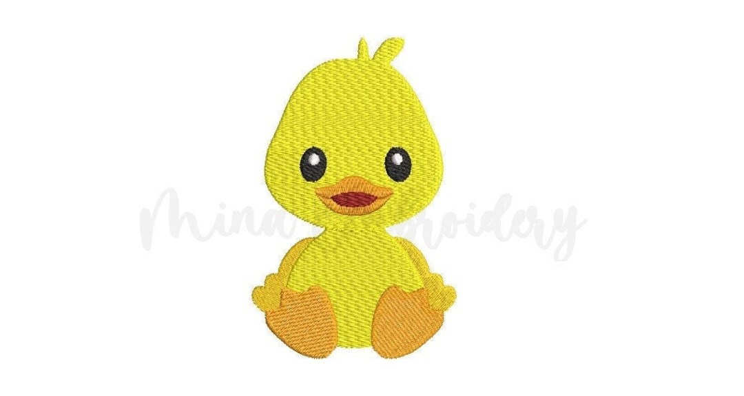 Baby Duck Embroidery Design, Animal Embroidery Design, Machine ...