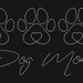 Dog Mom Line Art Embroidery Design (instant Download) - Etsy