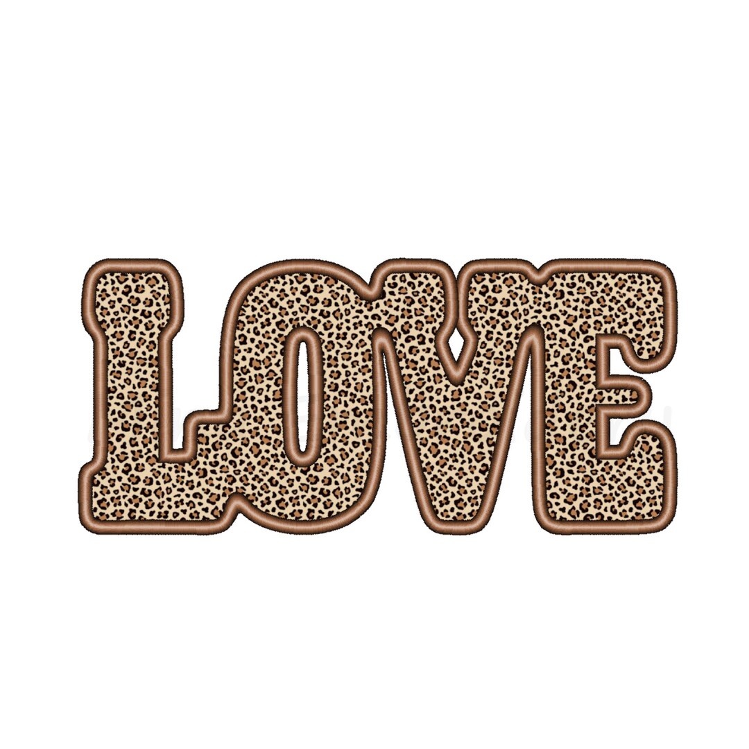 Love Applique Embroidery Design, Valentine's Day Embroidery, Machine ...