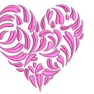 Heart Embroidery Design, Love Embroidery Design, Machine Embroidery ...