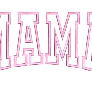 Mama Applique Embroidery Design, Mother's Day Embroidery Design ...