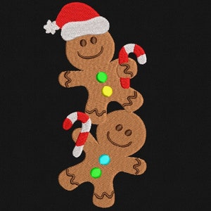 Christmas Gingerbread Embroidery Designs, Double Gingerbread Embroidery ...