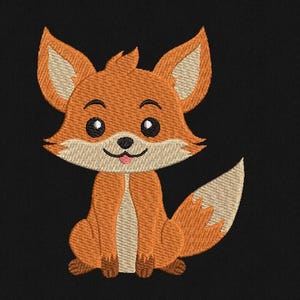 Baby Boy Fox Embroidery Design, Animal Embroidery Design, Machine ...