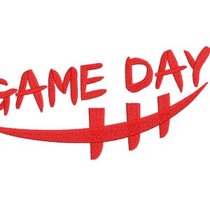 Game Day Embroidery Design, Sport Embroidery Design, Machine Embroidery ...