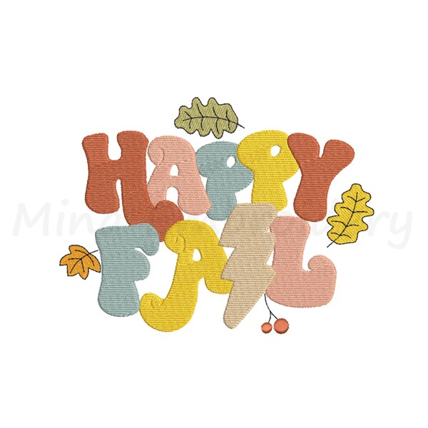 Fall Embroidery - Etsy