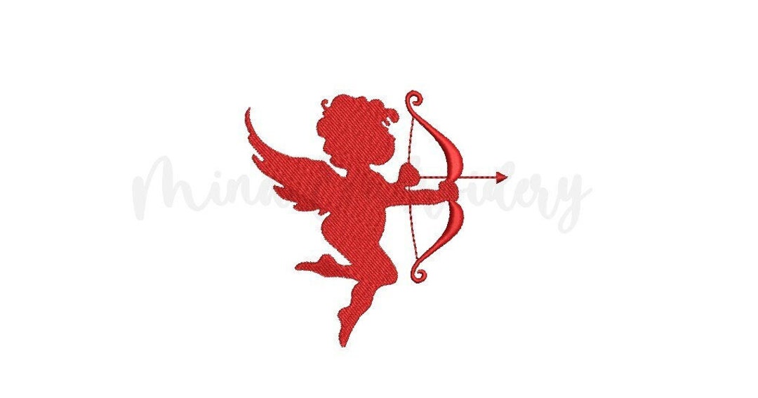 MINI Cupid Embroidery Design, Love Embroidery Design, Machine ...