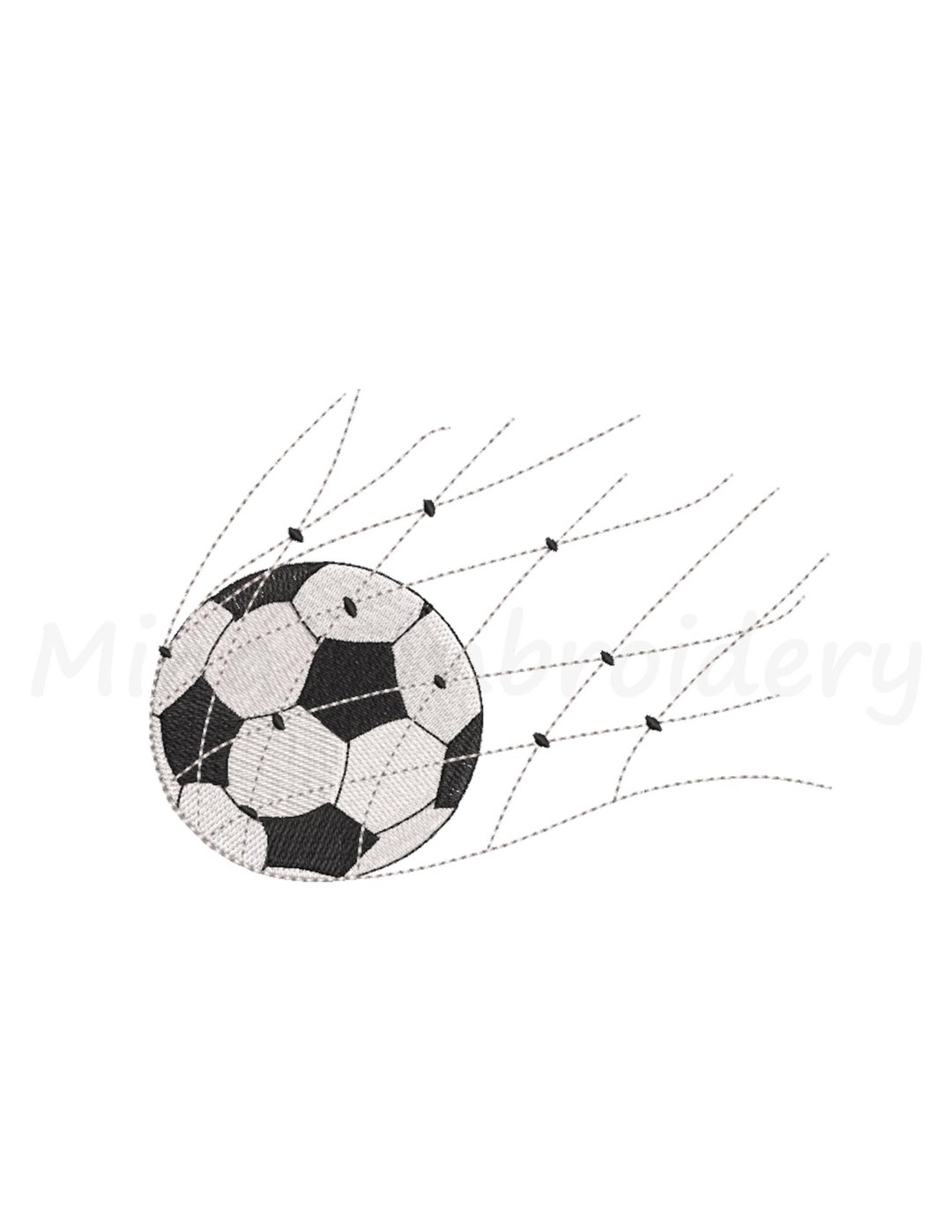 Football Net Embroidery Design: Sport Machine Embroidery (instant ...